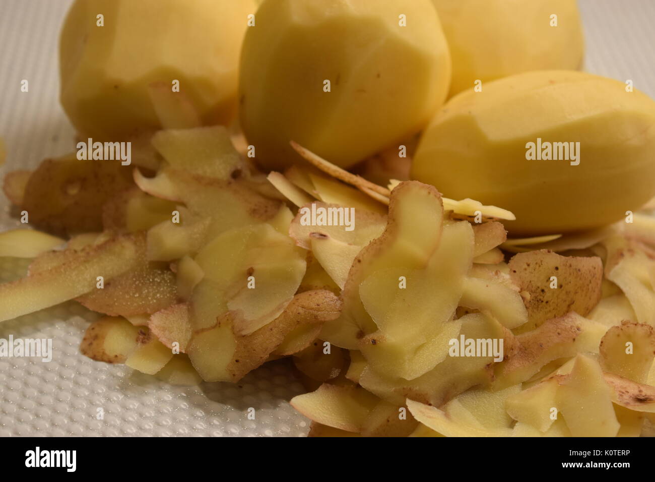 Organic White potatoes ready to cook Stock Photo - Alamy