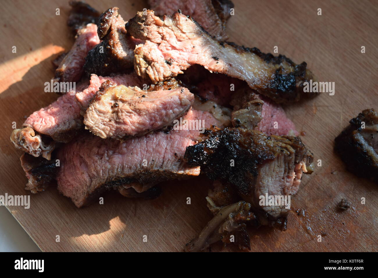 Rare cooked meat Stock Photo - Alamy