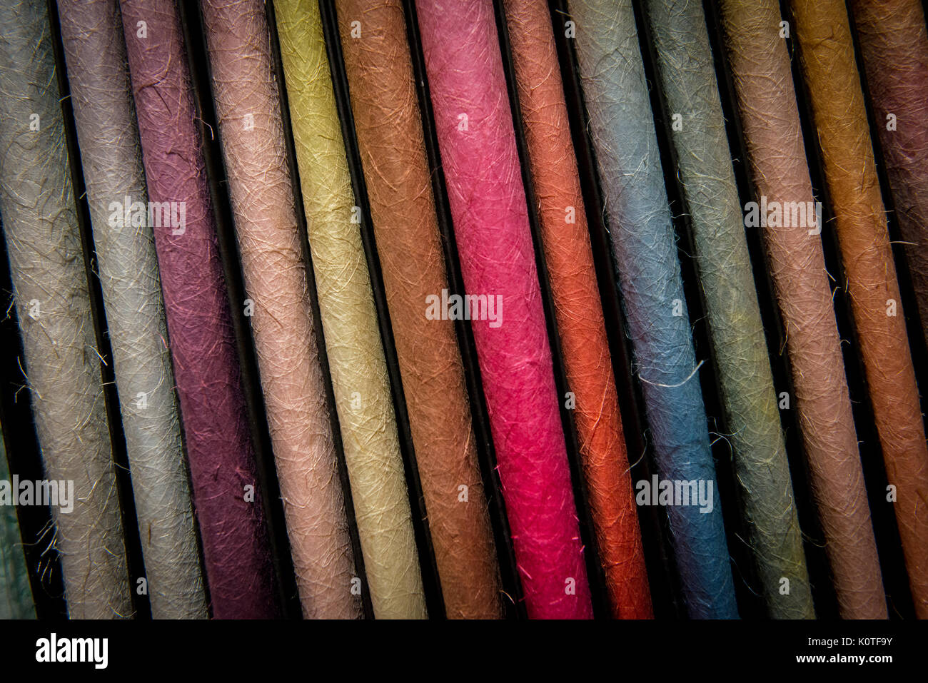 Beautiful colored rice papers Stock Photo - Alamy