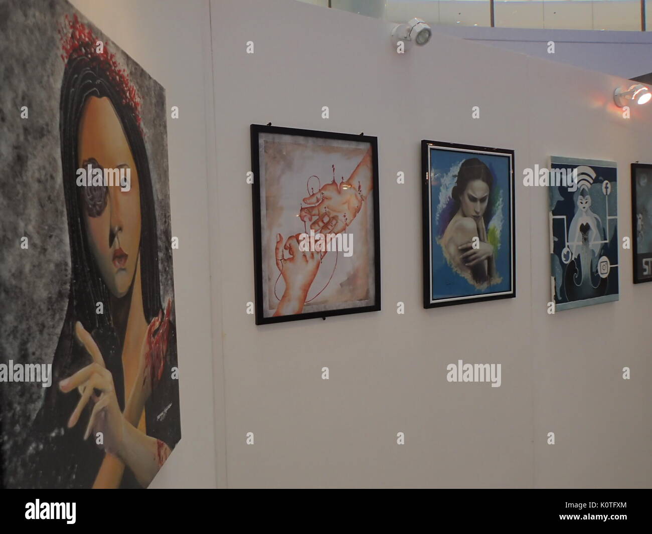 To promote professionally curated visual artwork by students from ...