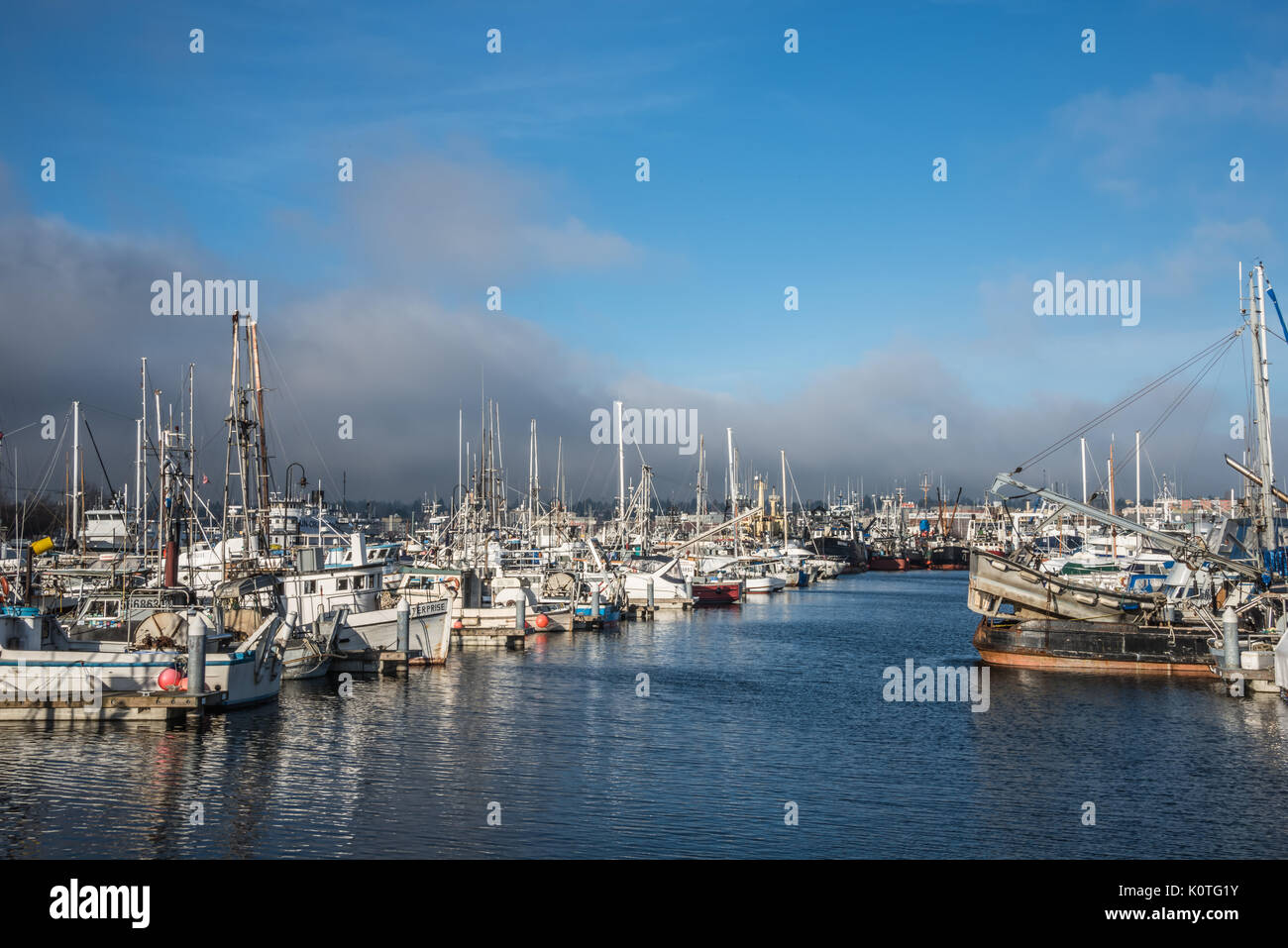 Fishermen's Terminal, Port of Seattle, Washington Stock Photo - Alamy