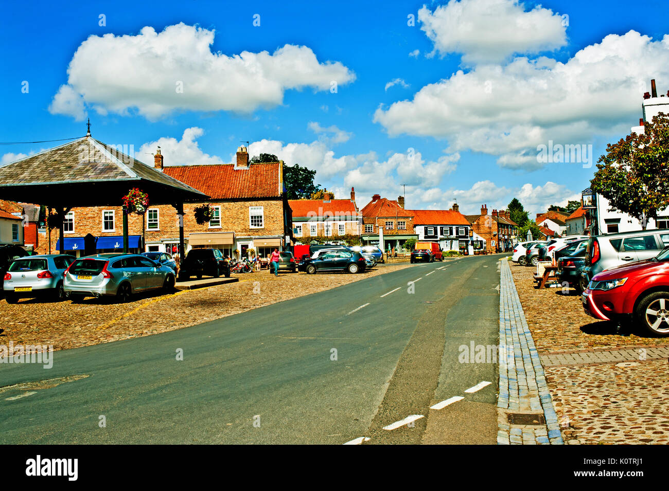 Market Square, Easingwold, North Yorkshire Stock Photo - Alamy