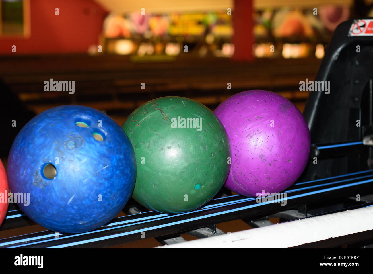 ten pin bowling Stock Photo - Alamy