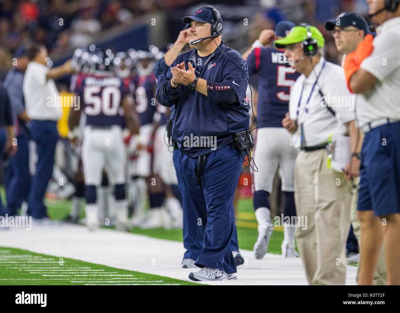 Texans offensive line hi-res stock photography and images - Alamy