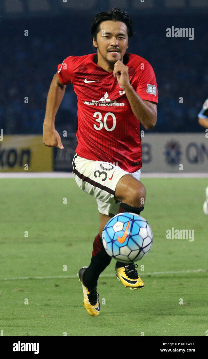 August 23, 2017, Kawasaki, Japan - Japan's Urawa Red Diamonds Shinzo ...
