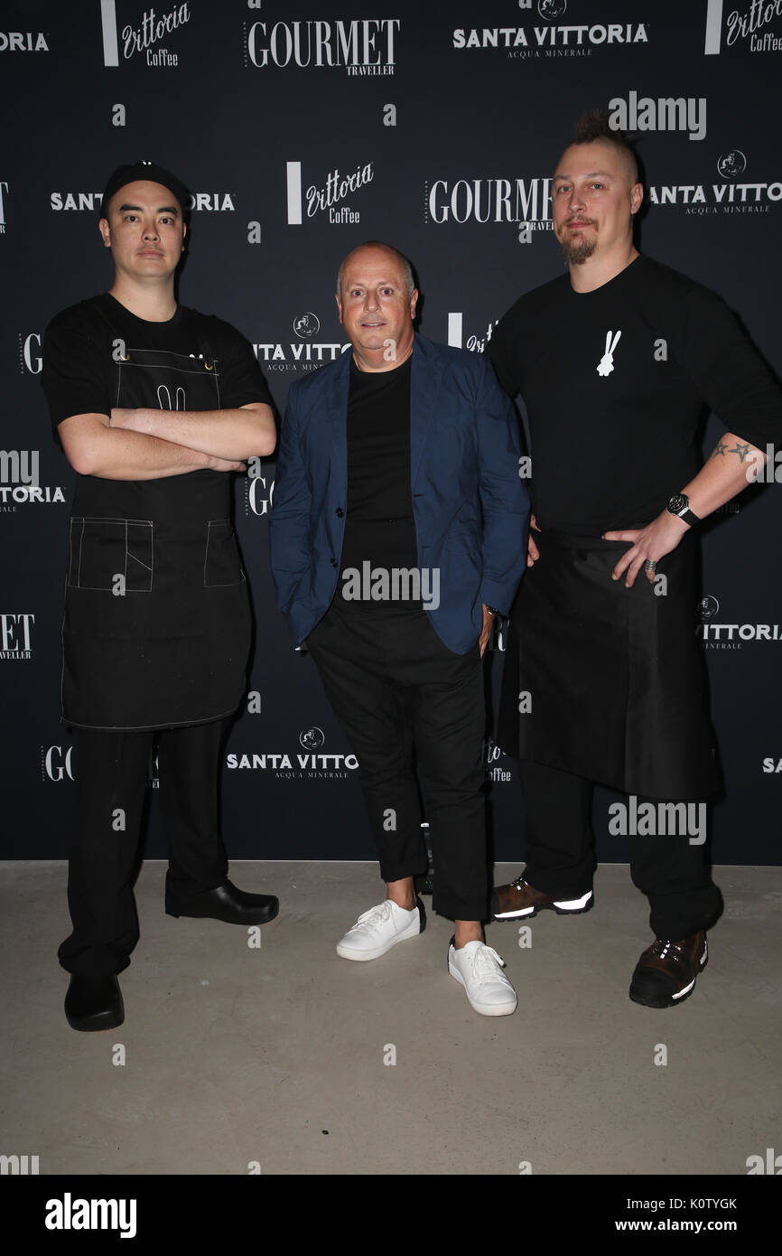 Sydney, Australia. 23 August 2017. Pictured: Graham Hunt, Chris Lucas ...