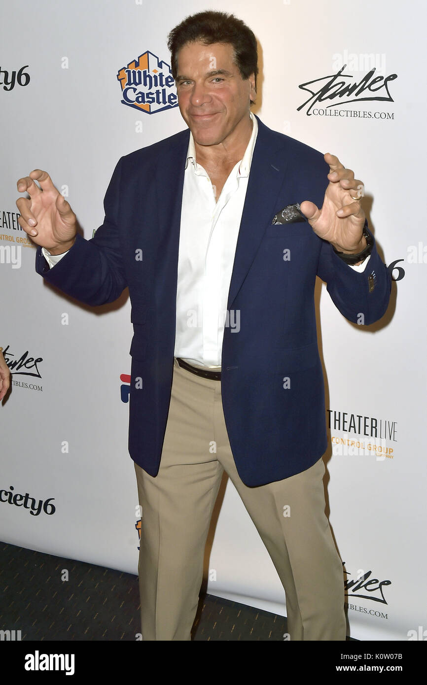 Lou Ferrigno at 'Extraordinary: Stan Lee' event at the Saban Theatre ...