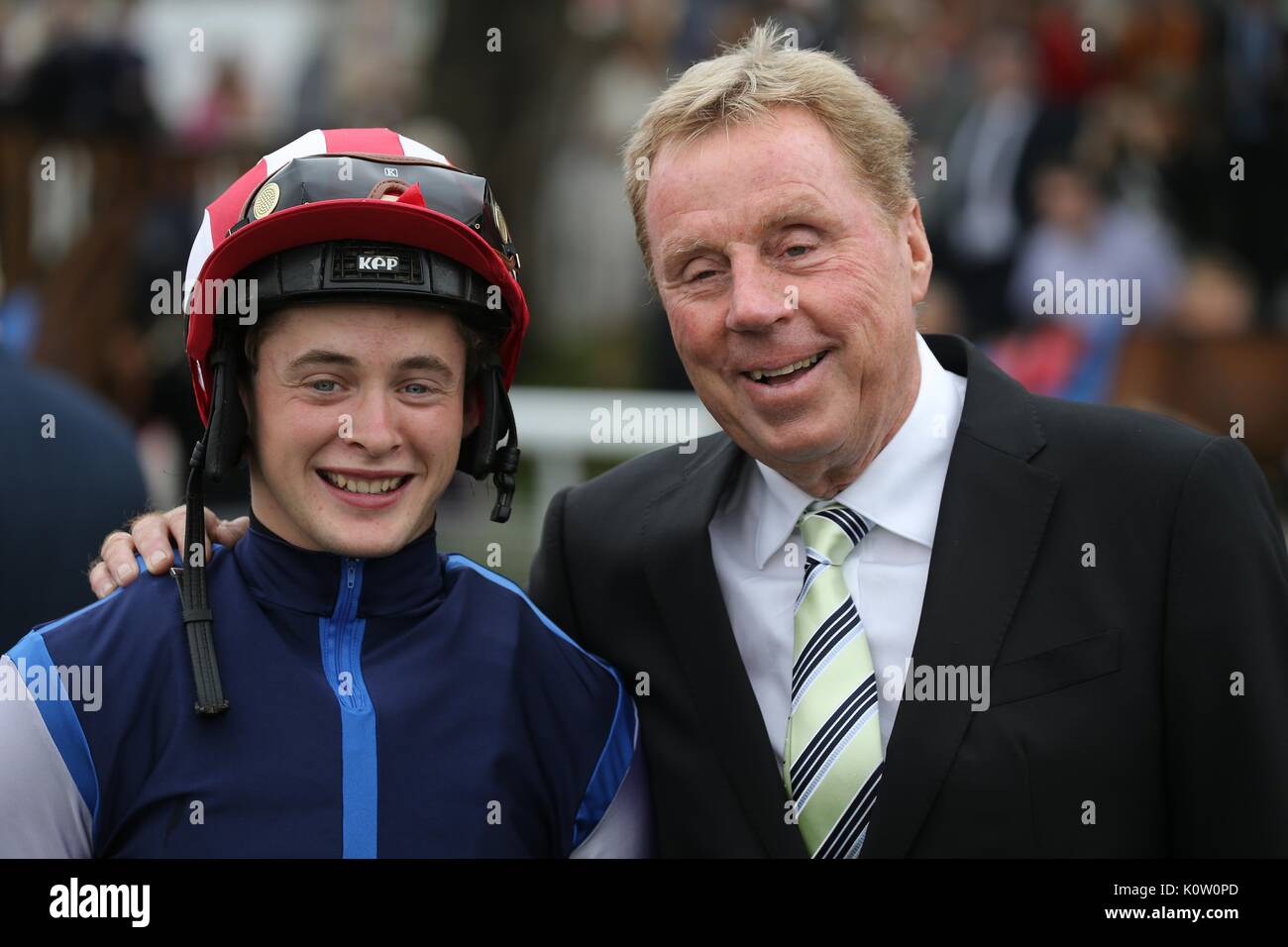 ROBBIE DOWNEY & HARRY REDKNAPP JOCKEY & OWNER EBOR FESTIVAL 2017, YORK ...