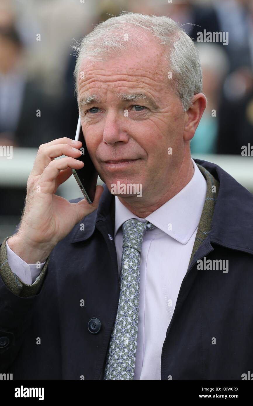 KARL BURKE RACE HORSE TRAINER EBOR FESTIVAL 2017, YORK RACECOURSE YORK ...