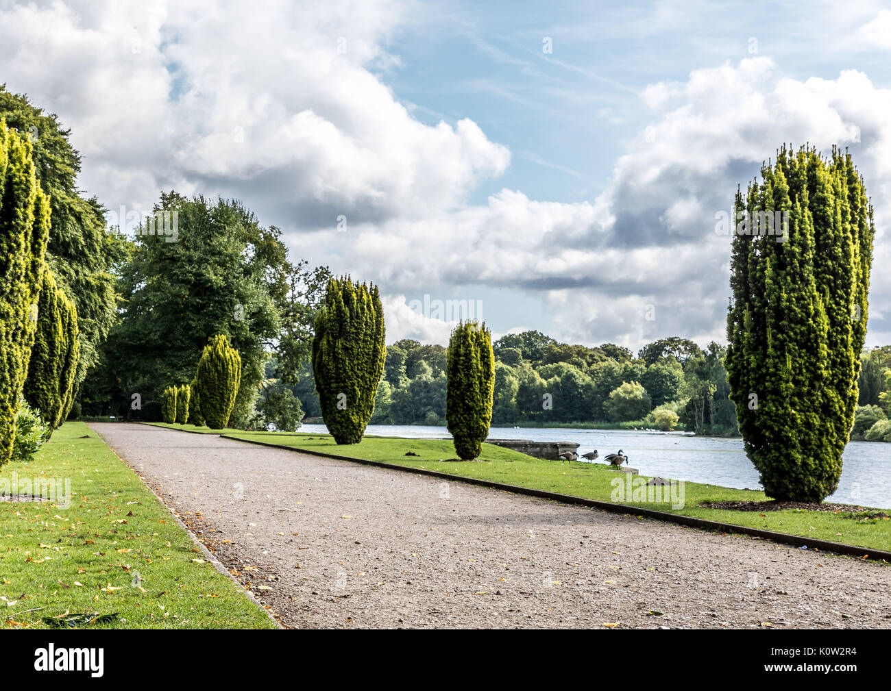 A beautiful sunny summer day at Clumber Park, Worksop, Nottinghamshire ...