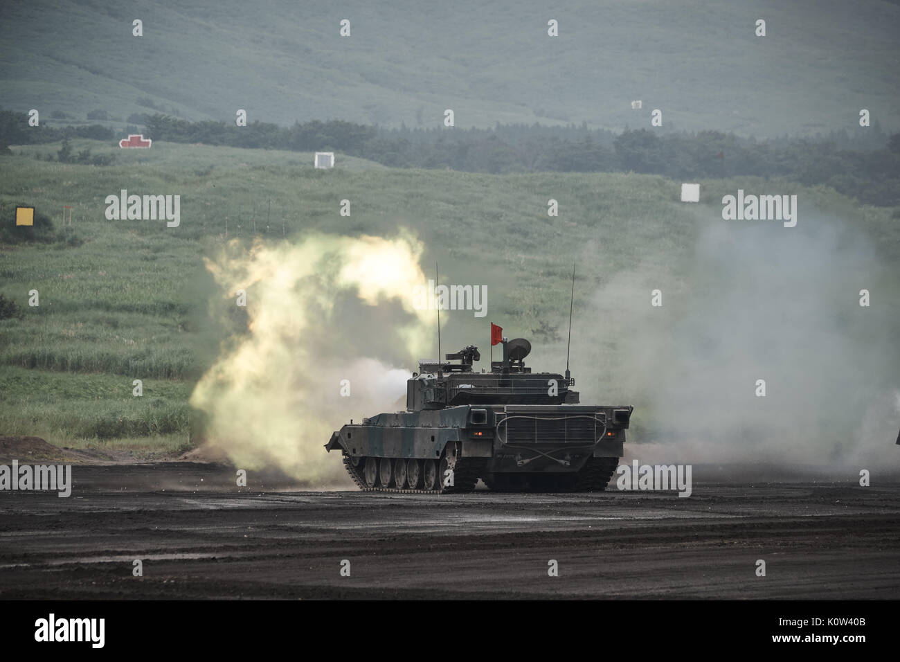 Gotemba, Japan. 24th Aug, 2017. A Japanese Ground Self-Defense Force's ...