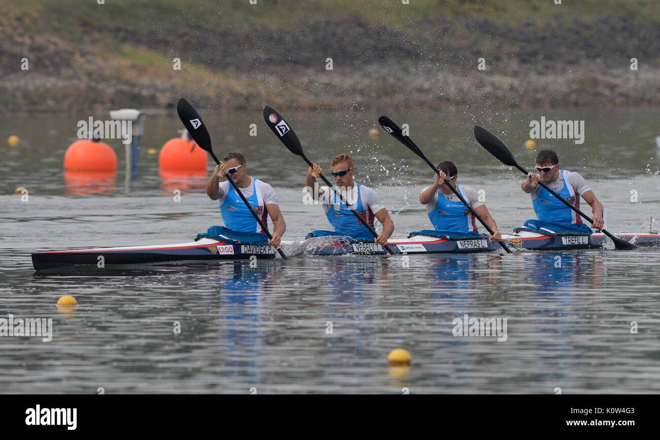 From left Czech PAVEL DAVIDEK, TOMAS VESELY, LUKAS NEPRAS, LUKAS TREFIL ...