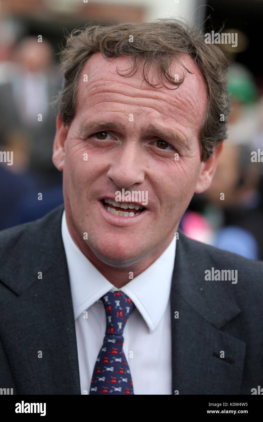 RICHARD HANNON RACE HORSE TRAINER EBOR FESTIVAL 2017, YORK RACECOURSE ...