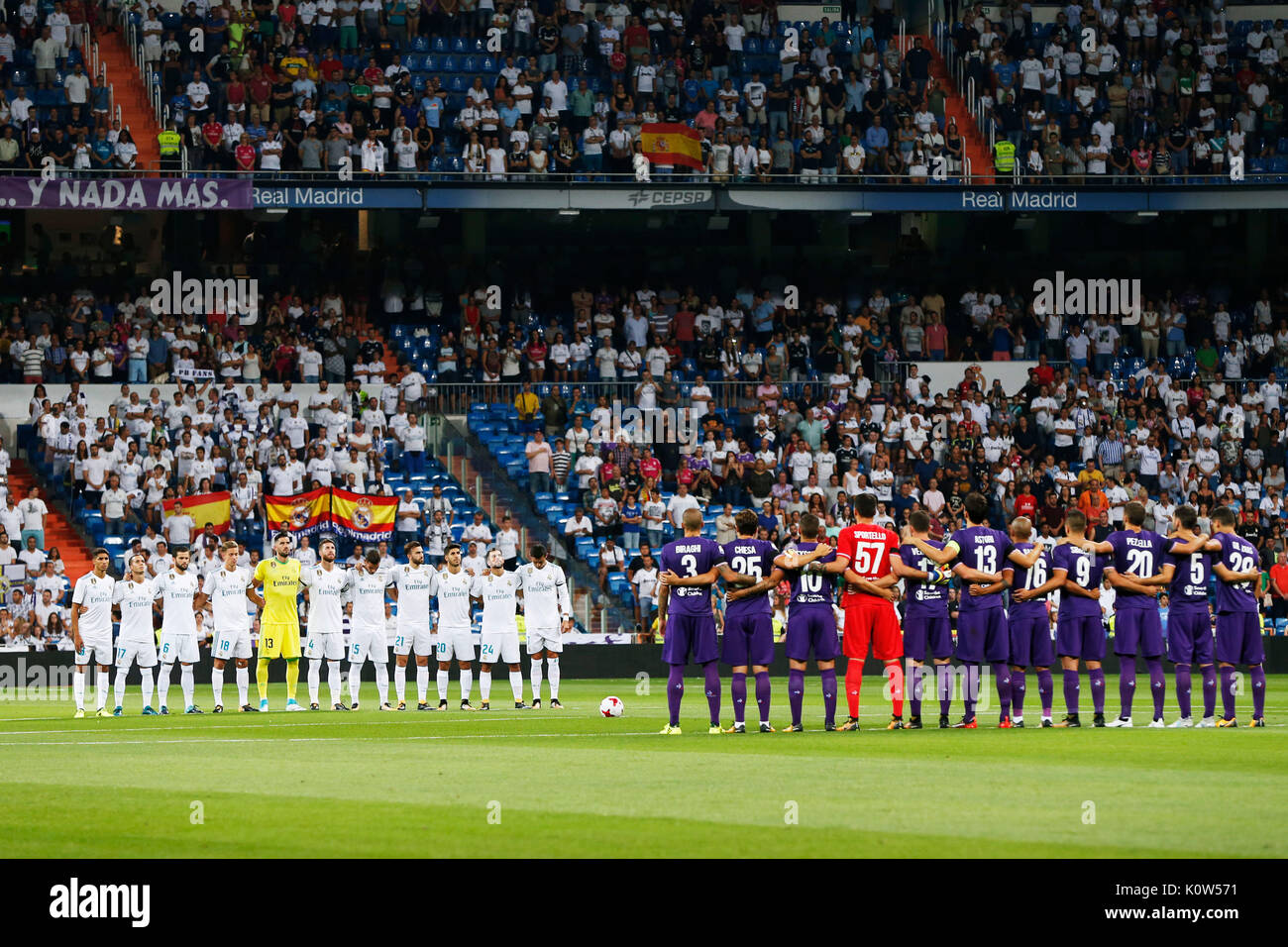 Two team group line-up, AUGUST 23, 2017 - Football / Soccer : "Trofeo ...