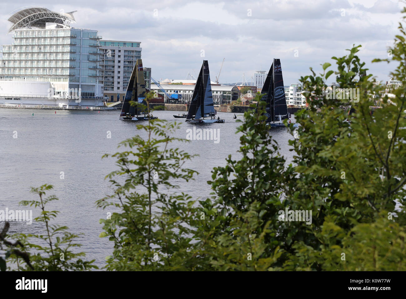 Cardiff, UK. 25th Aug, 2017. Extreme Sailing Series 2017, act 6 of ...