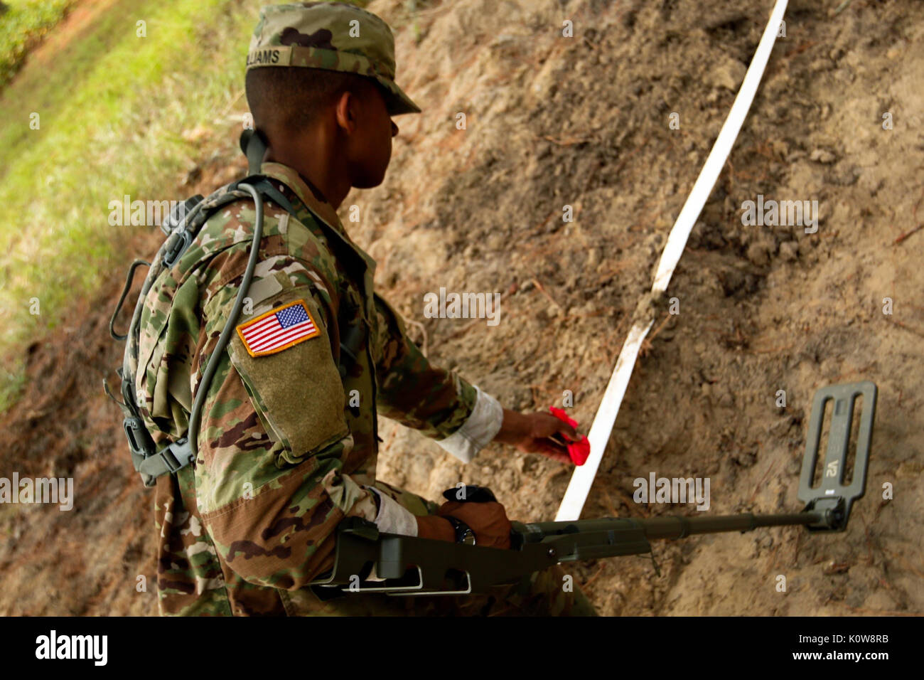 Spc. Dazarian Williams, a combat documentation and production ...