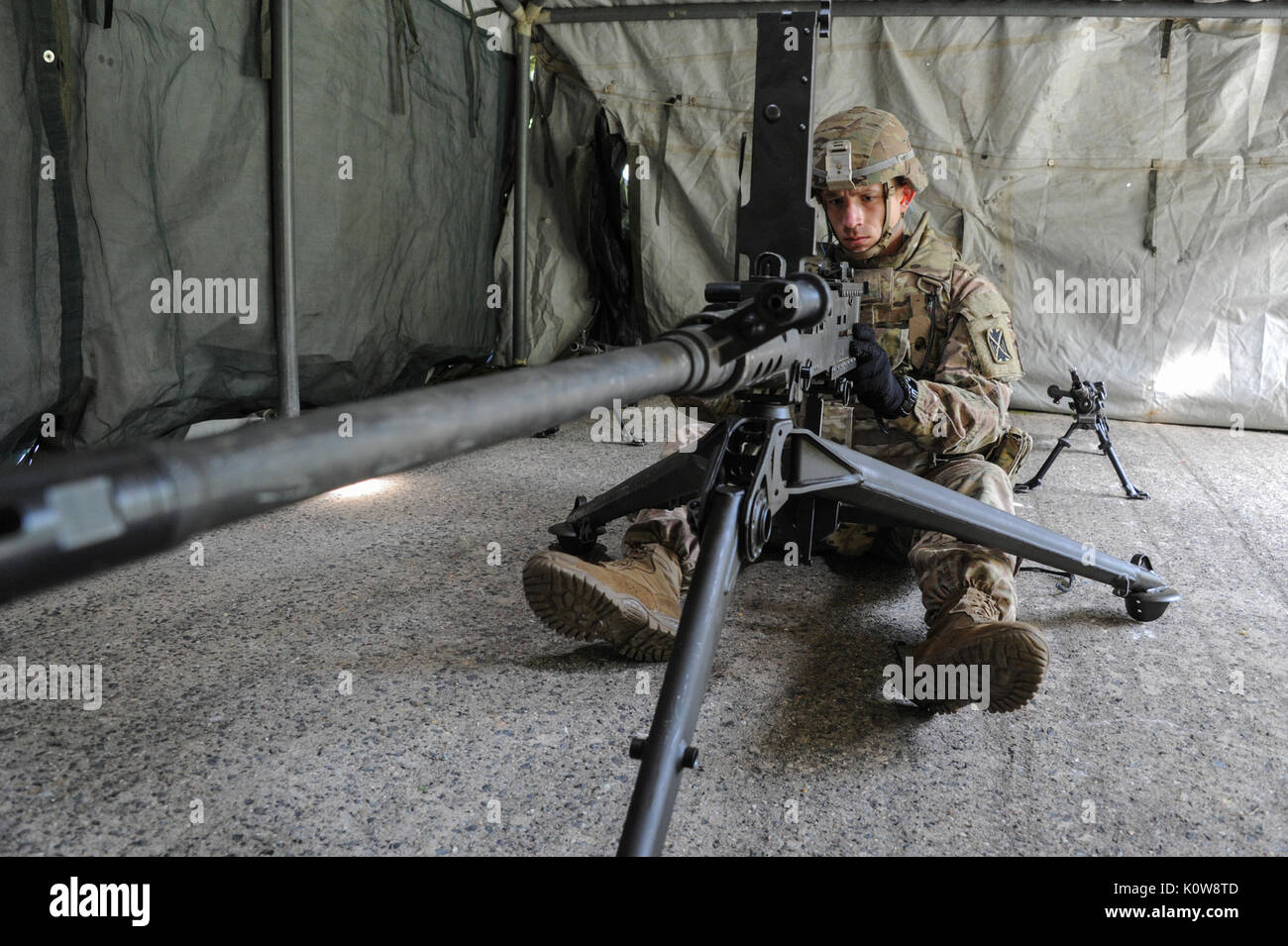 U.S. Army 1st Lt. Eric Murray with 10th Army Air and Missile Defense ...