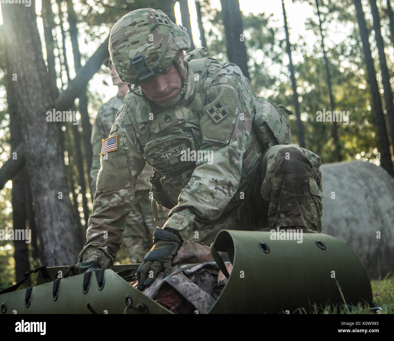 Staff Sgt. David Fletcher, an infantryman from 2nd Brigade Combat Team ...
