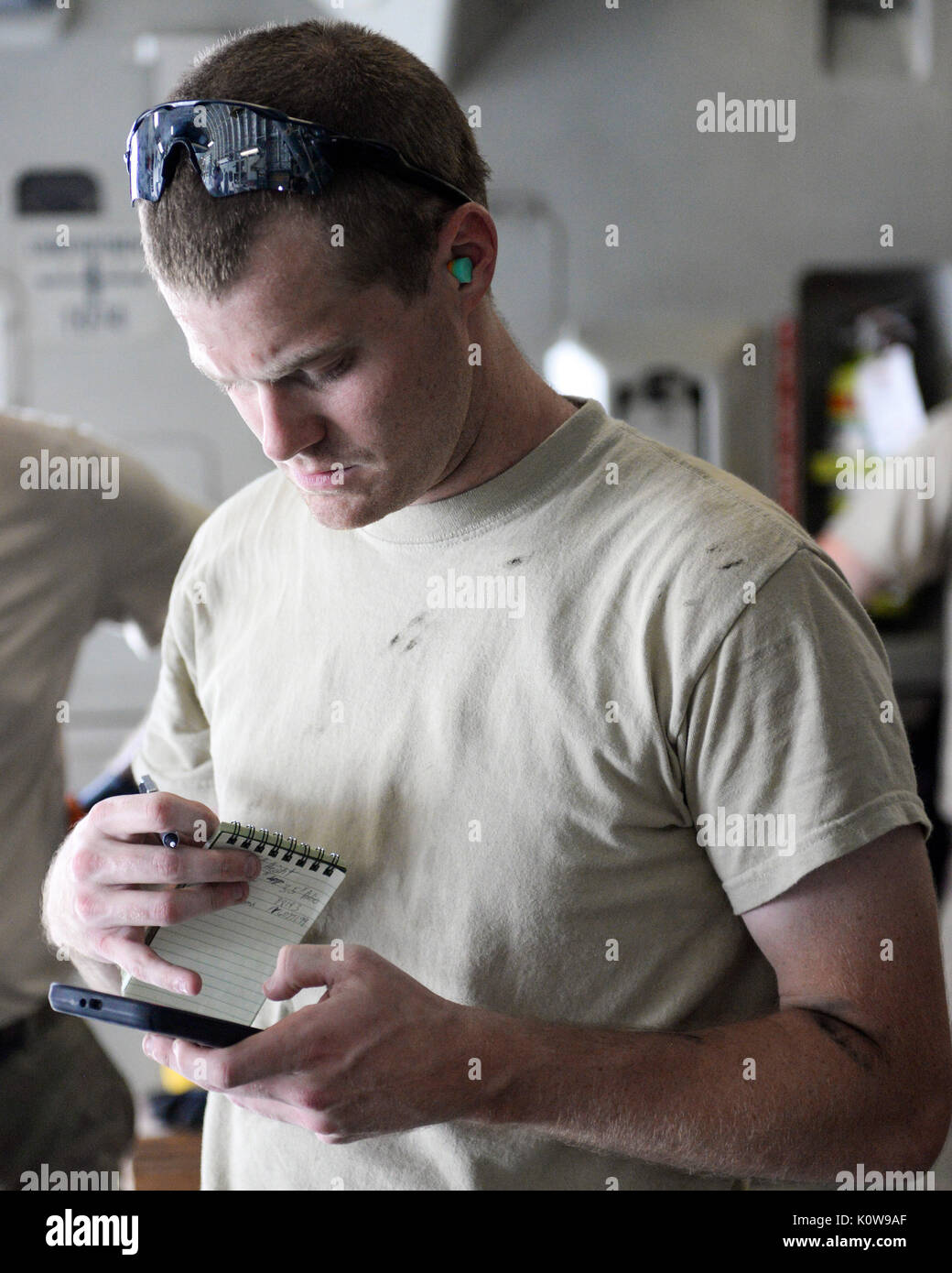 U.S. Air Force Senior Airman Jace Fore, air transportation craftsman ...