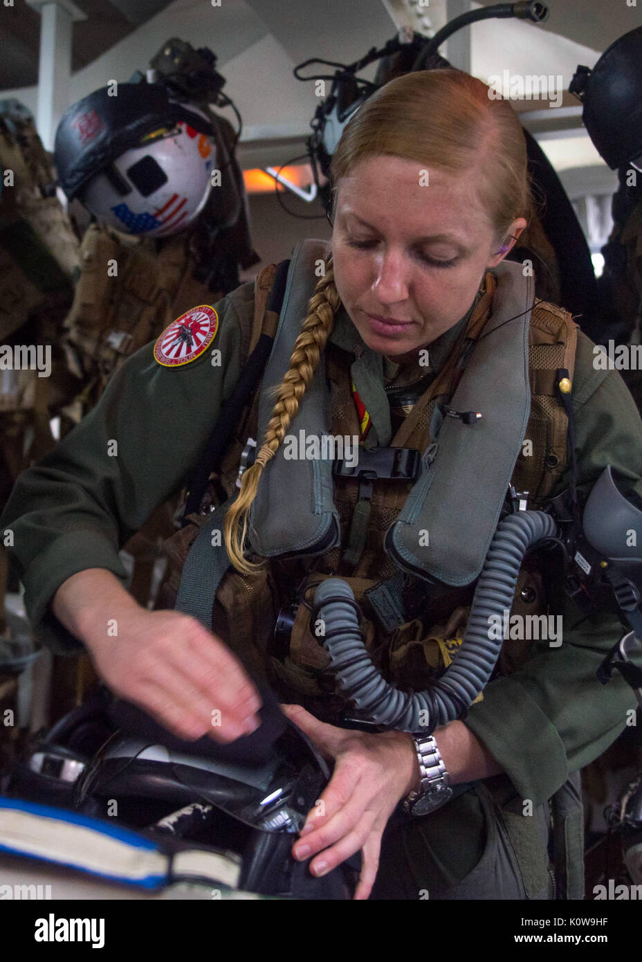 170813-N-TH560-150 CORAL SEA (Aug. 13, 2017) Capt. Kelsey Casey, from ...