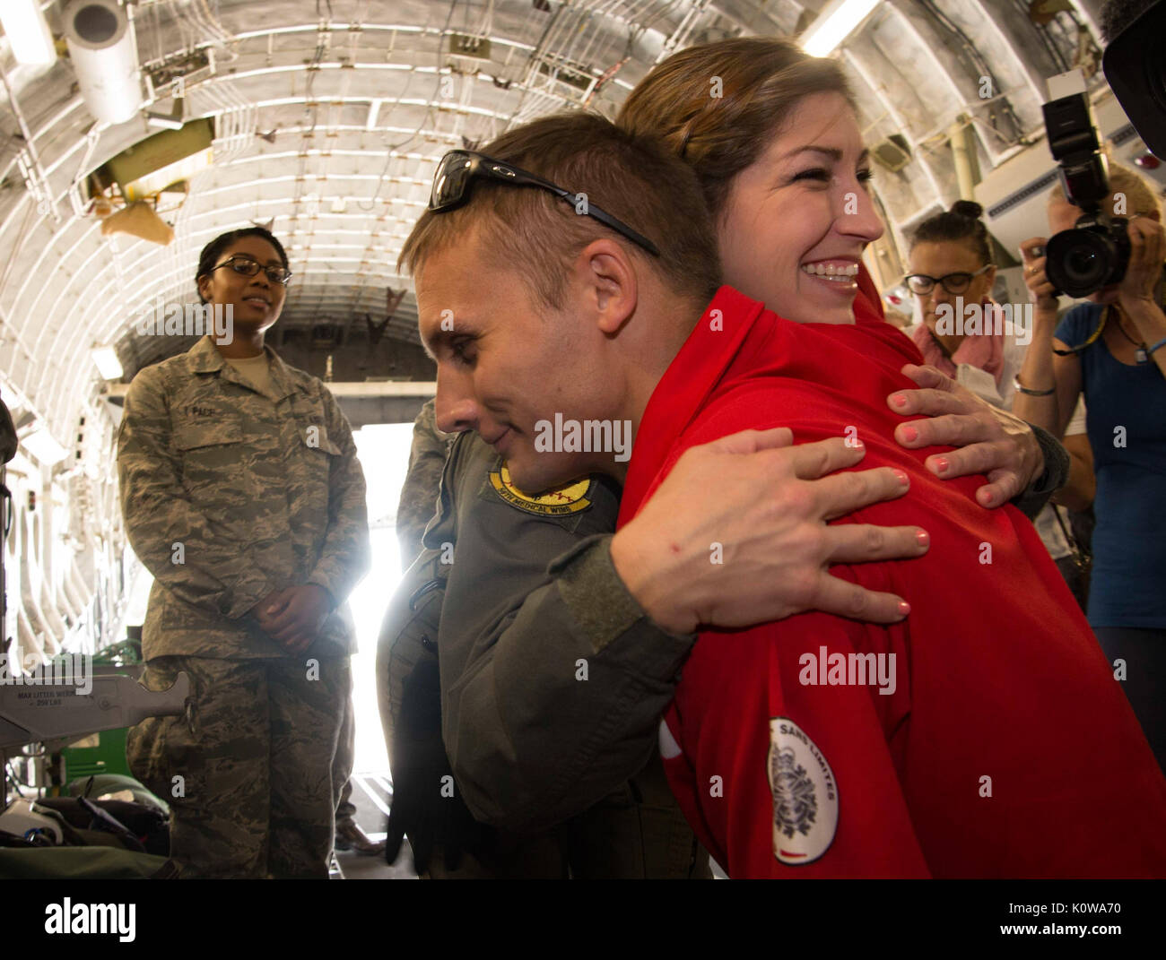 U.S. Air Force Lt. Col. Renee Matos, left, 959 Medical Operations ...