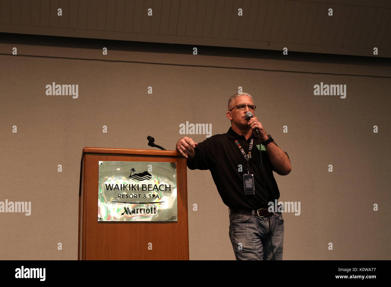 Chris Slavens, Advocate at the Department of Veteran Affairs, gives a ...