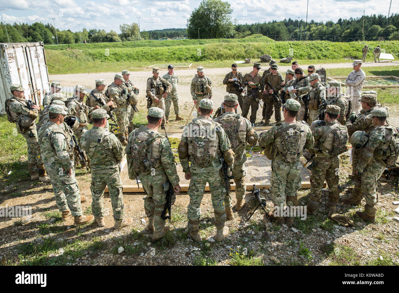 HOHENFELS, Germany - U.S. Marines with 6th Air Naval Gunfire Liaison ...