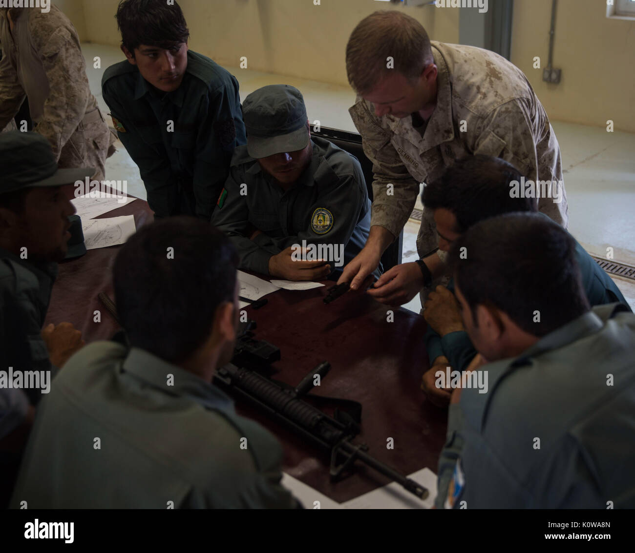 A U.S. Marine advisor with Task Force Southwest goes step-by-step to ...