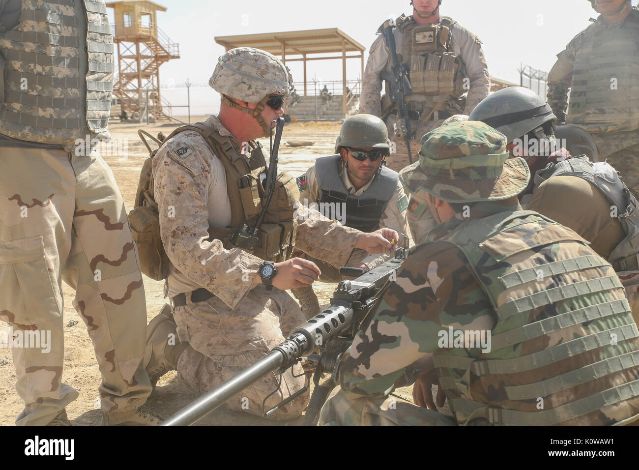 M2 machine gun afghanistan hi-res stock photography and images - Alamy