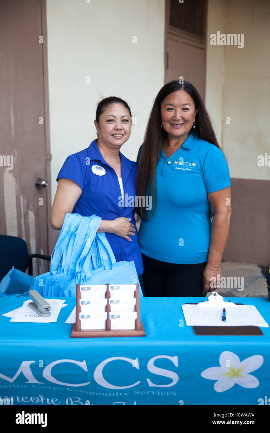 Marie Clavo and Kayla Marshall, Marine Corps Community Services ...