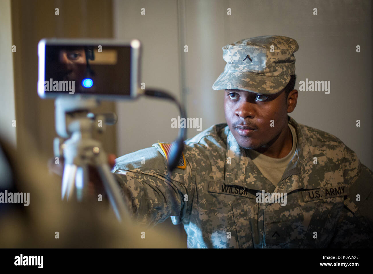 U.S. Army Reserve Soldier Pv2 Braylon Wilson, 351st Military Police ...