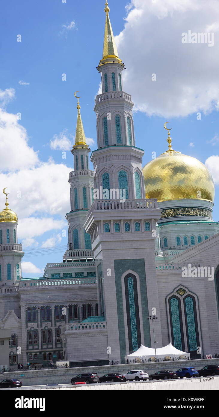 Russia Moscow Mosque Stock Photo - Alamy