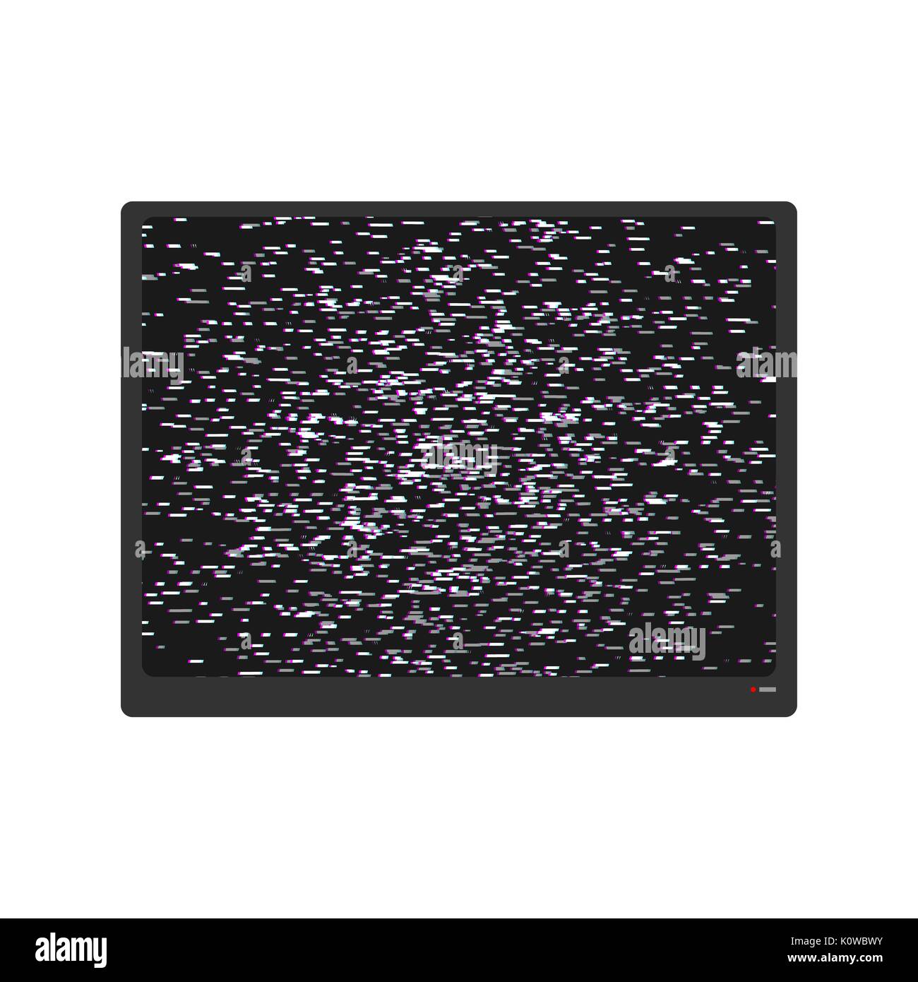 glitch effect TV interference. Distorted style Stock Vector Image & Art ...