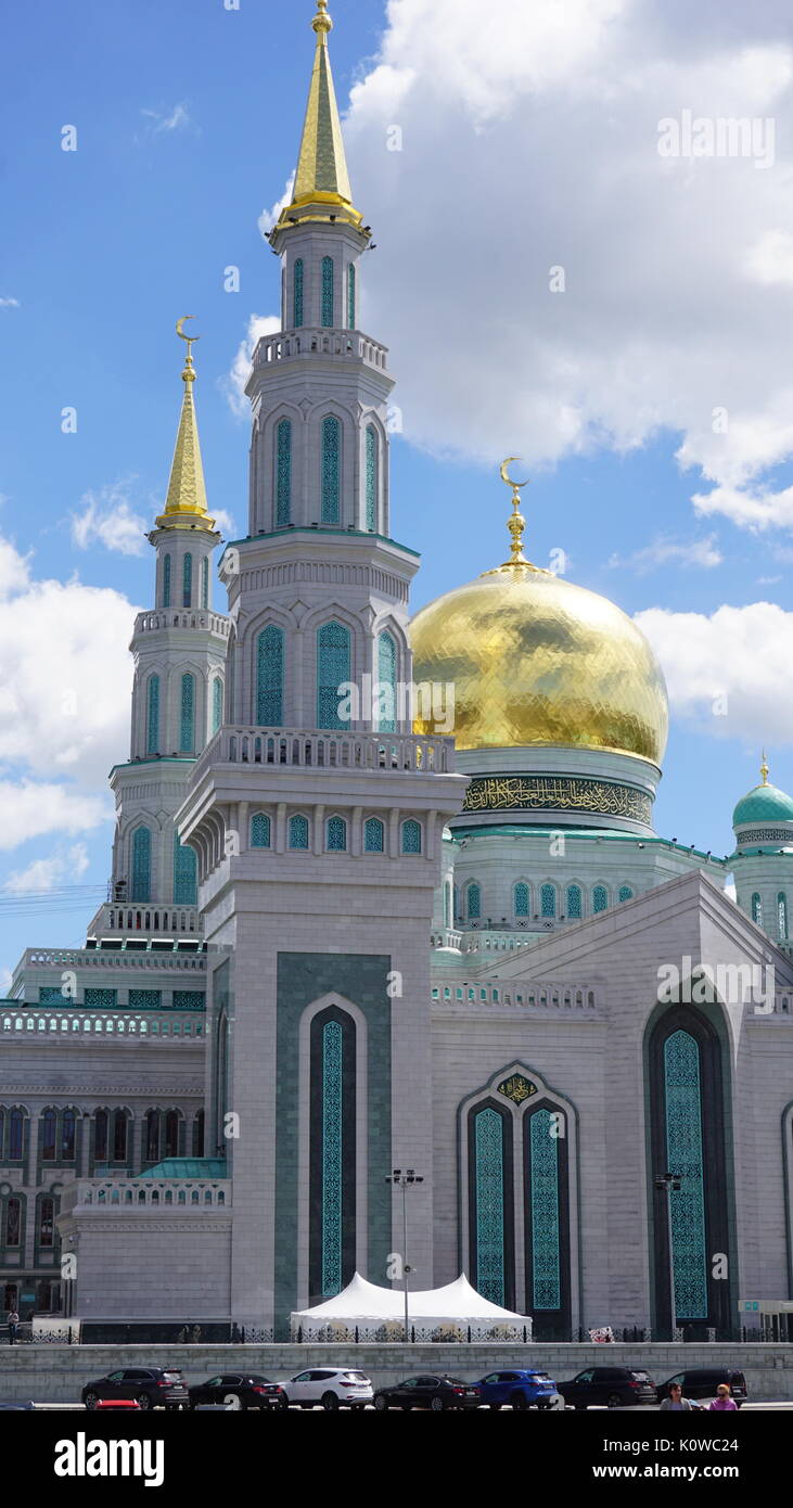 Russia Moscow Mosque Stock Photo - Alamy