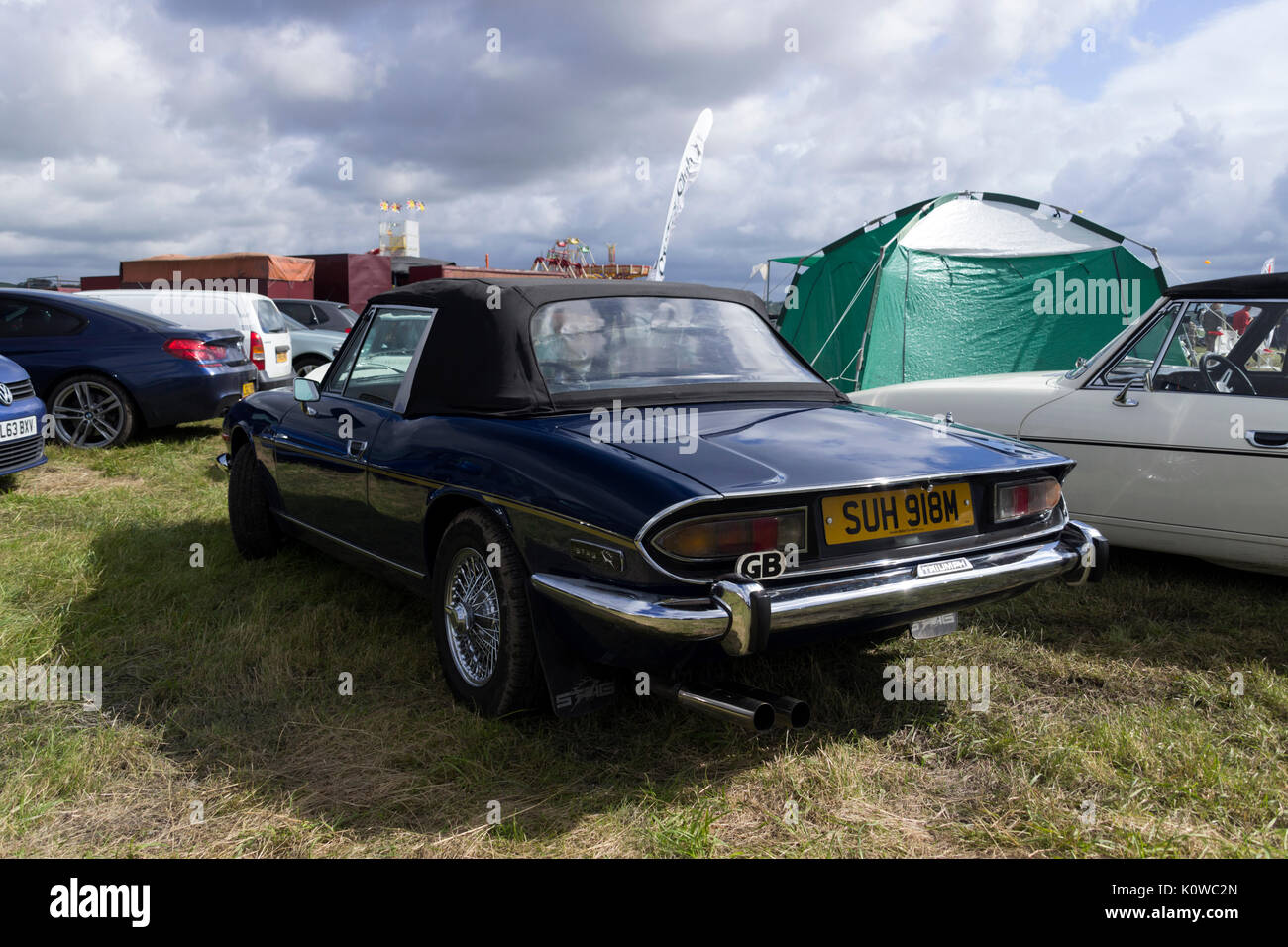 Triumph stag rear view hi-res stock photography and images - Alamy