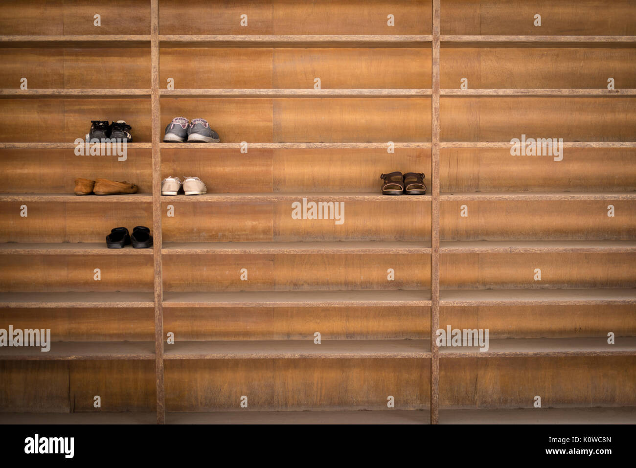 Japan temple entrance shoes hi-res stock photography and images - Alamy