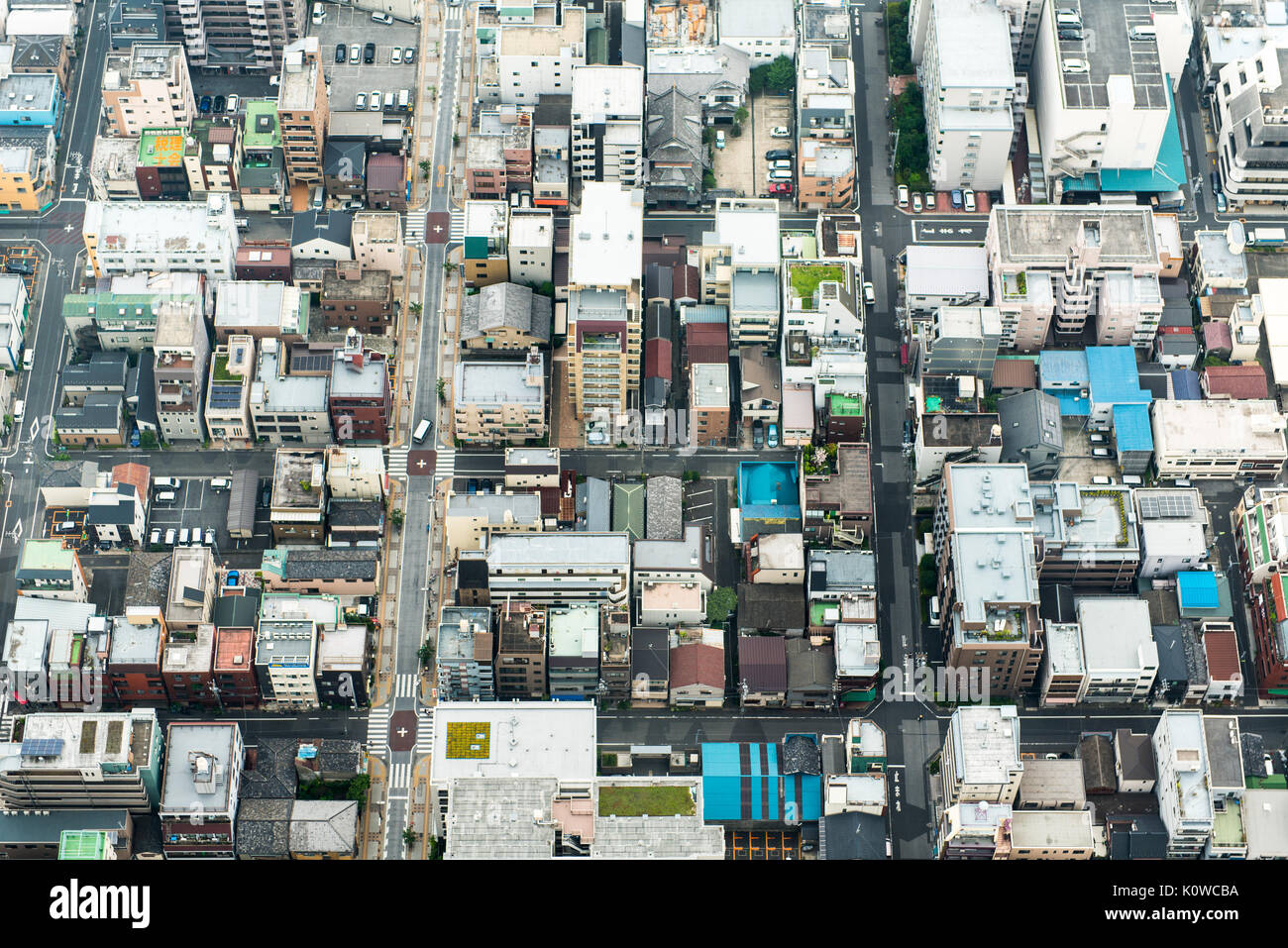 Tokyo japan city map aerial hi-res stock photography and images - Alamy