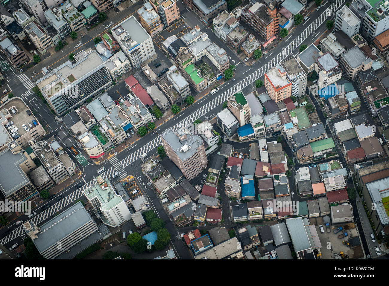 Tokyo japan city map aerial hi-res stock photography and images - Alamy