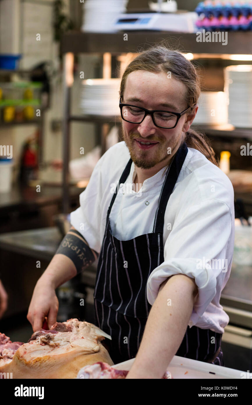 Butcher dining hi-res stock photography and images - Alamy