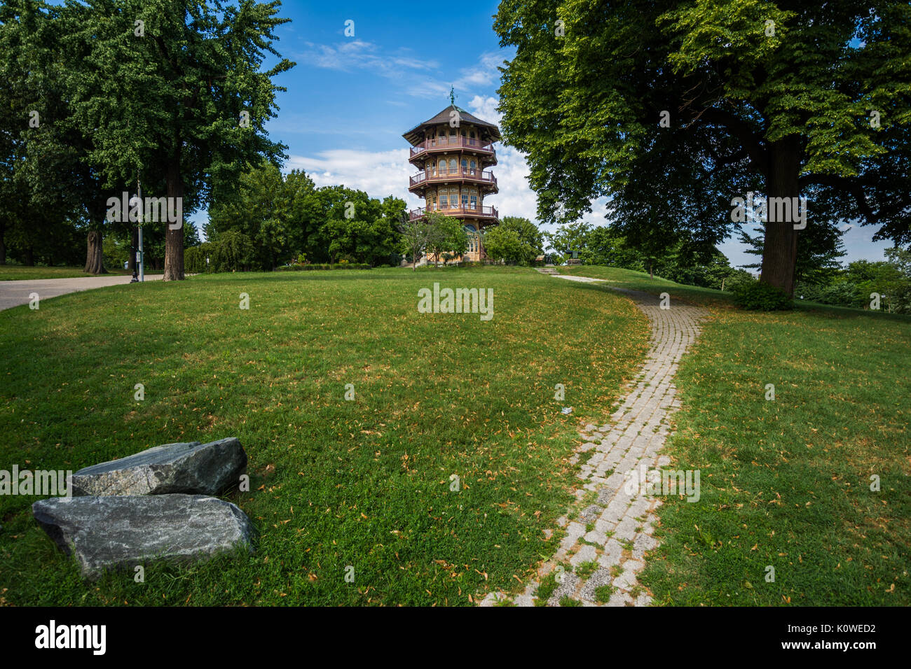 Patterson Park Pagoda in Baltimore, Maryland Stock Photo - Alamy