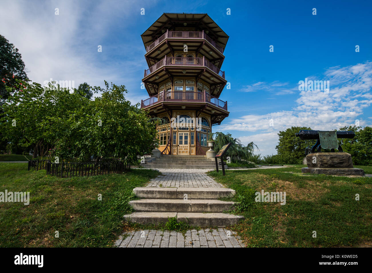Patterson Park Pagoda in Baltimore, Maryland Stock Photo - Alamy