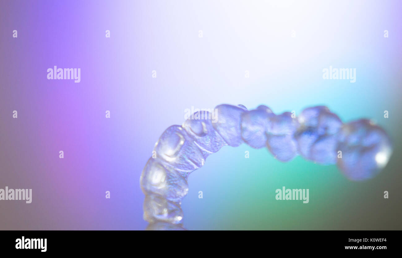 Invisible teeth retainers orthodontic brackets. Plastic modern ...