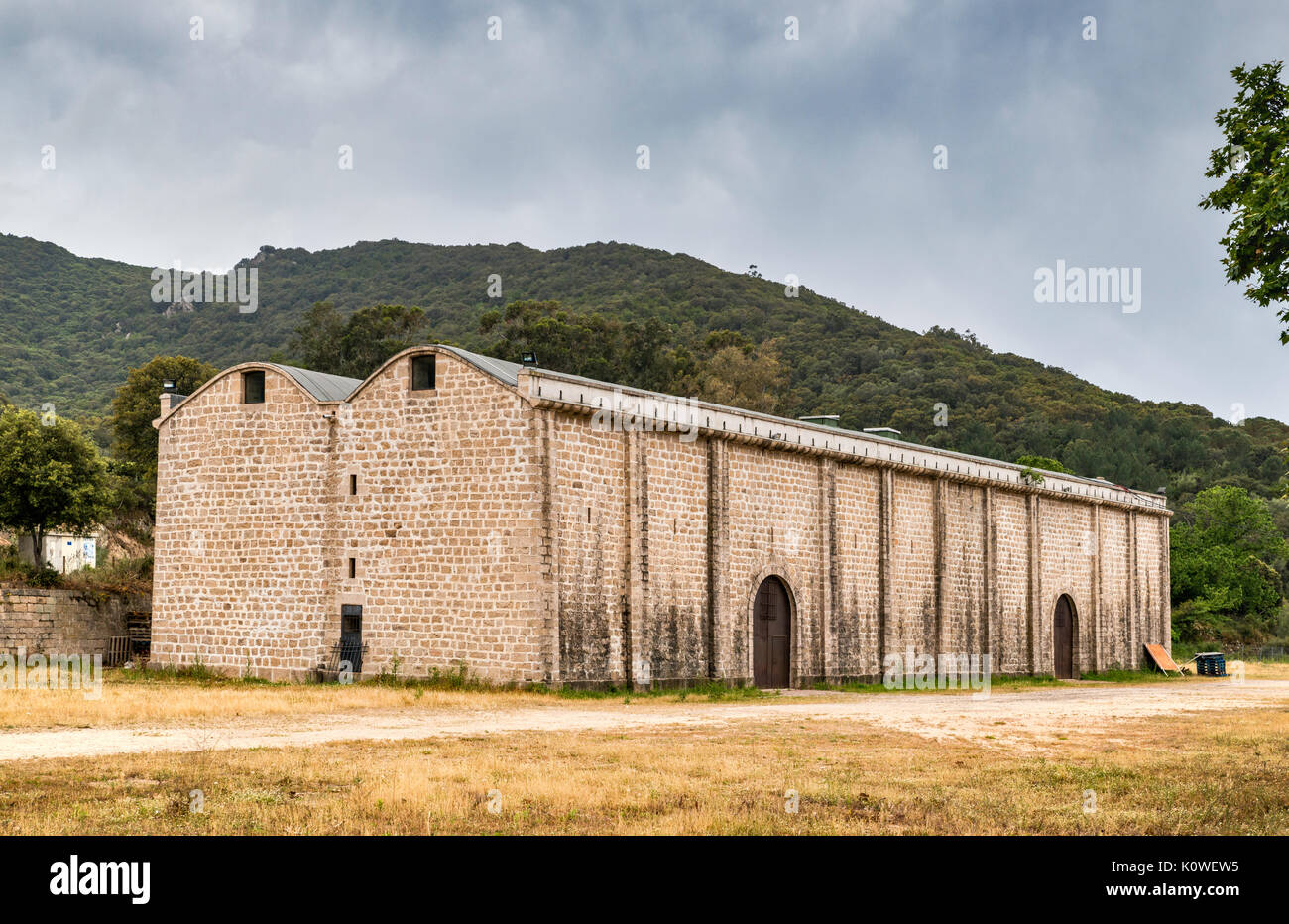 Main holding building at former Coti-Chiavari penitentiary, built in ...