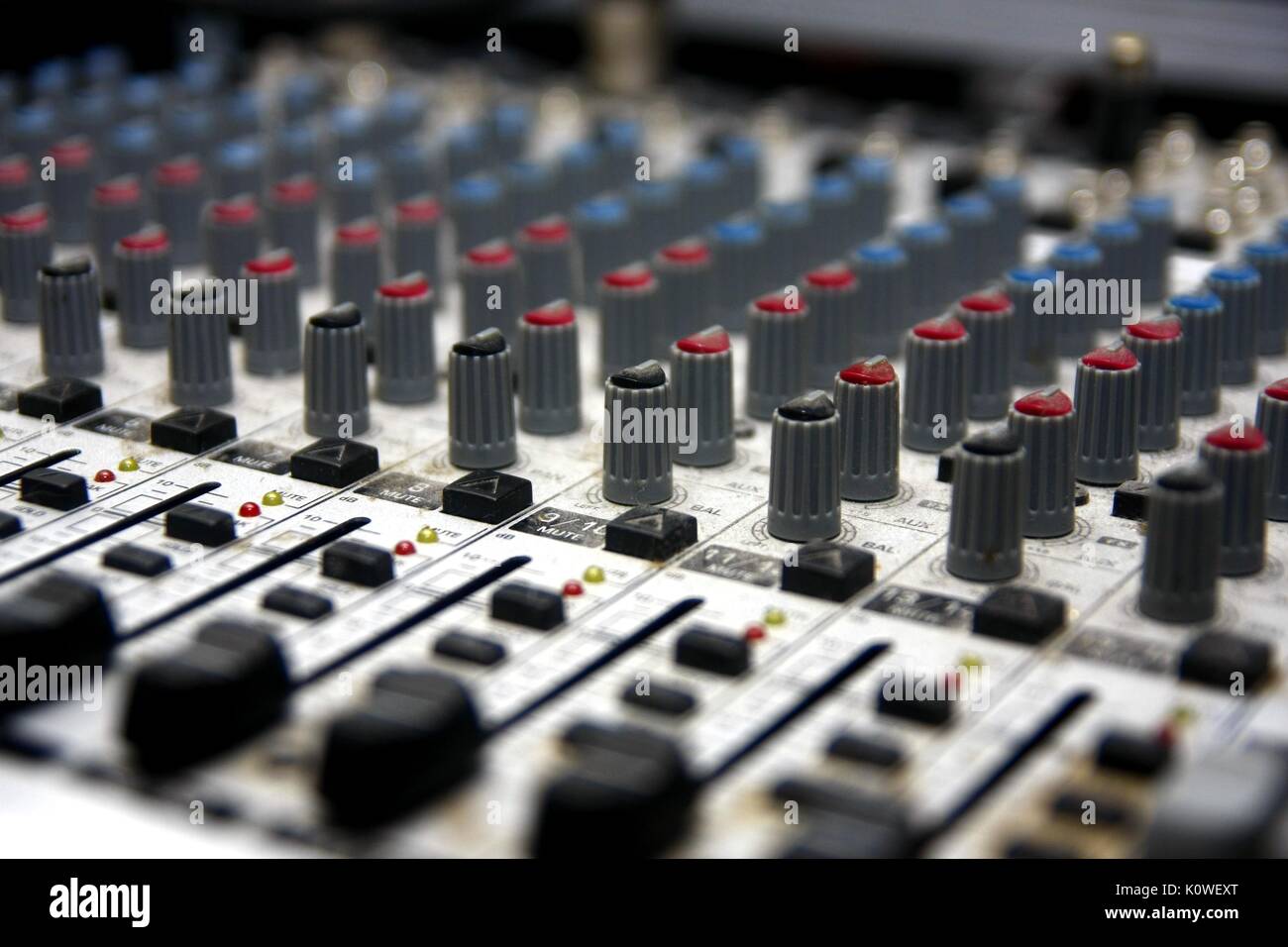 Knobs On Mixing Console High Resolution Stock Photography and Images ...