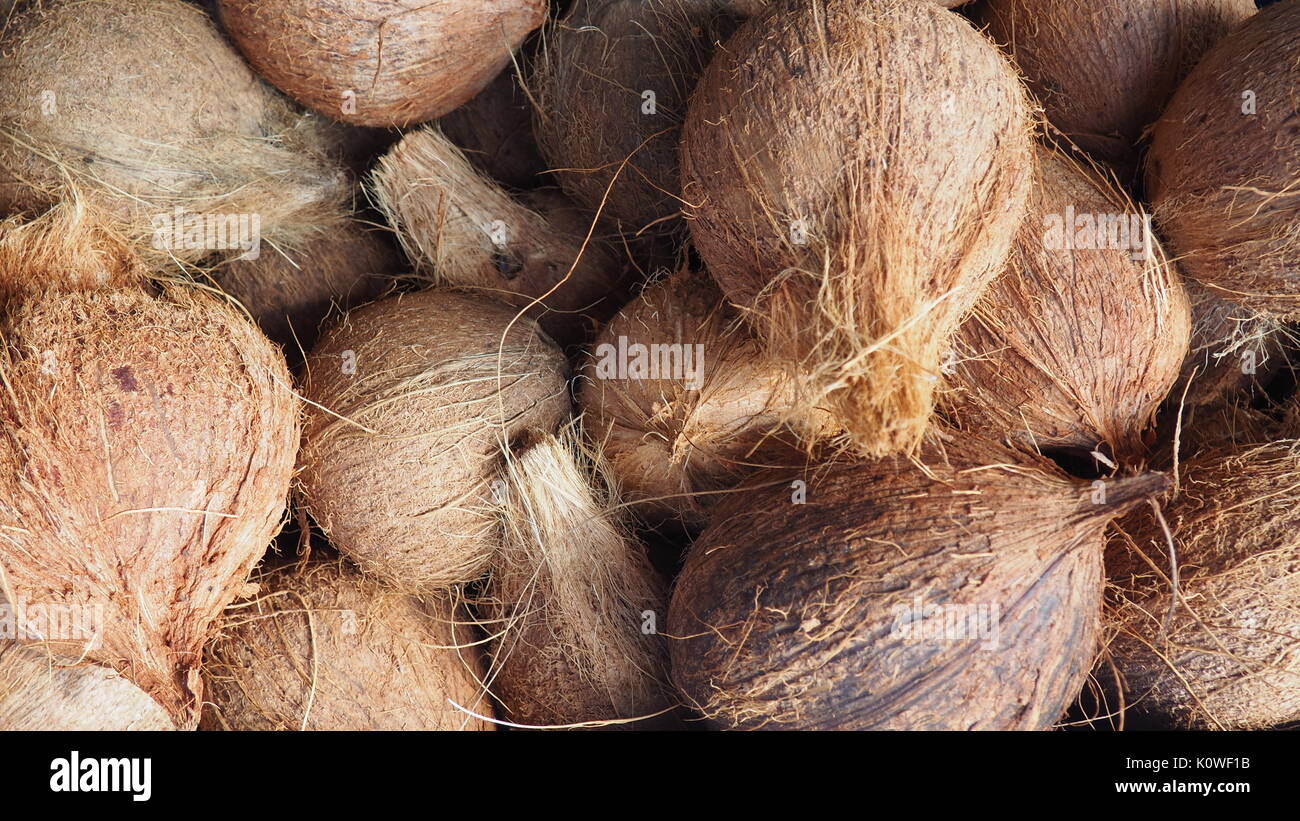 Coconut in the market hi-res stock photography and images - Alamy