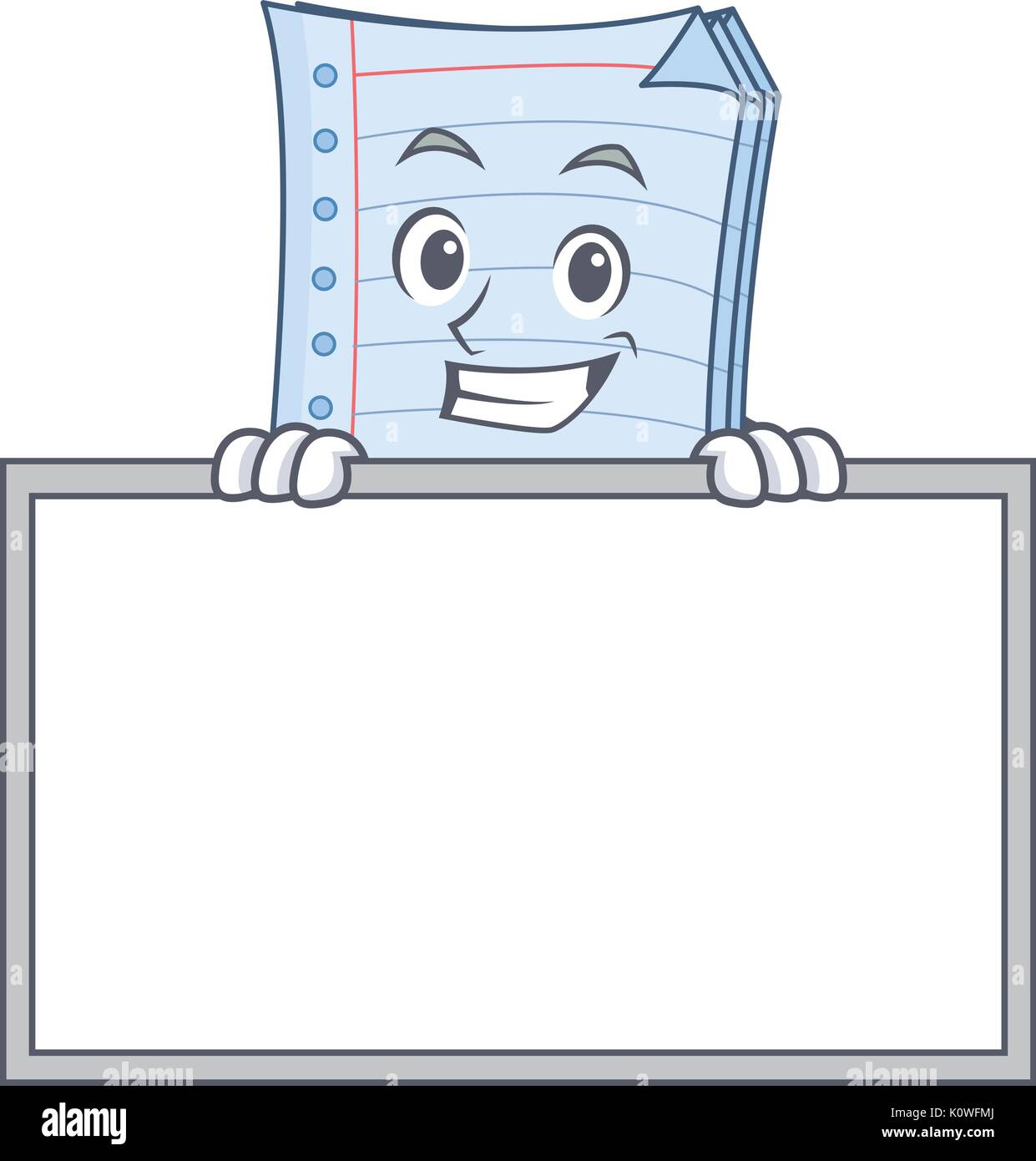 Cartoon bulletin board isolated illustration hi-res stock photography ...