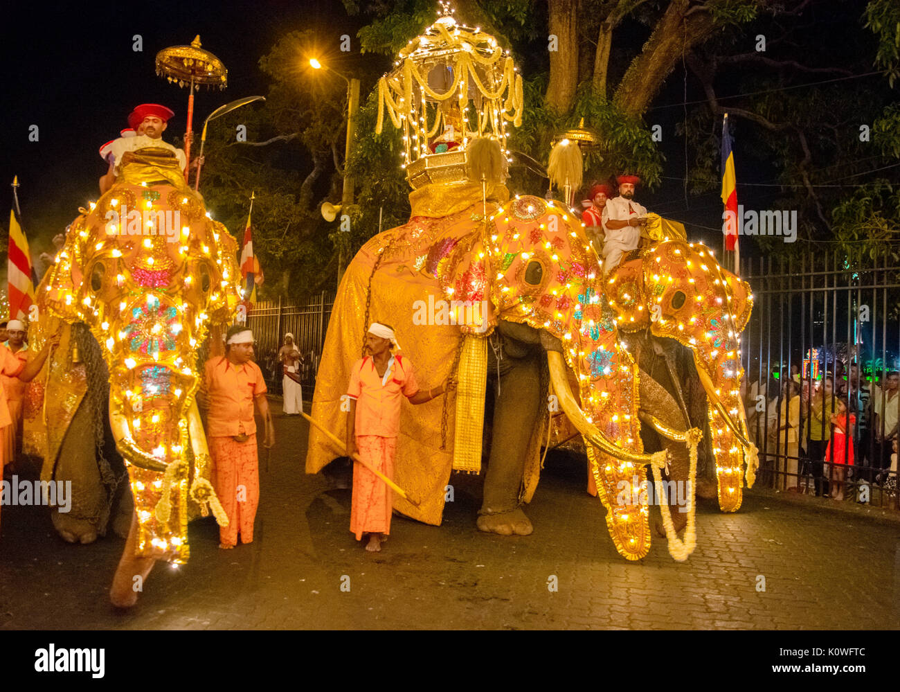 The Kandy Esala procession In Sri Lanka Stock Photo - Alamy