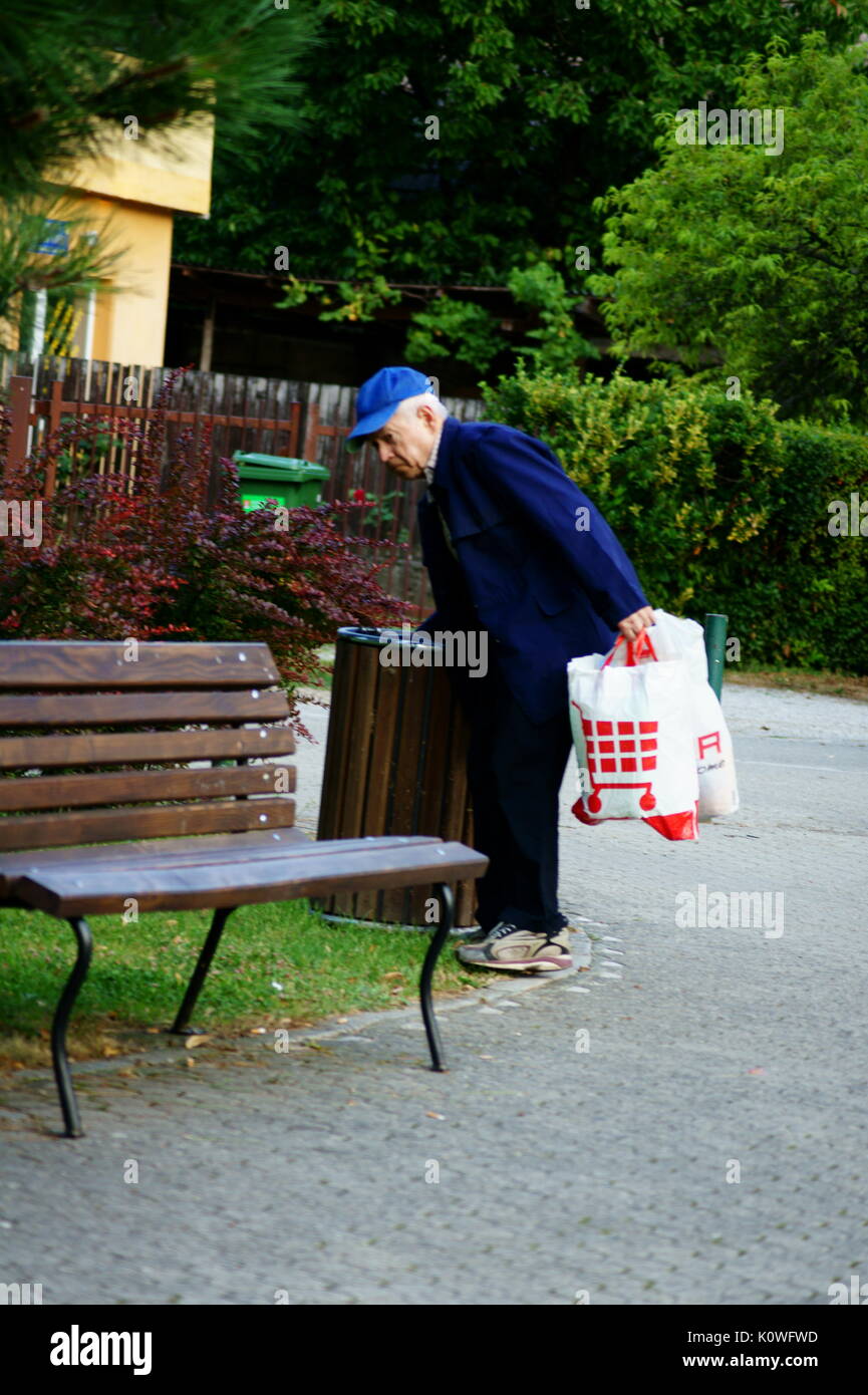 Hunched Old Man High Resolution Stock Photography and Images - Alamy