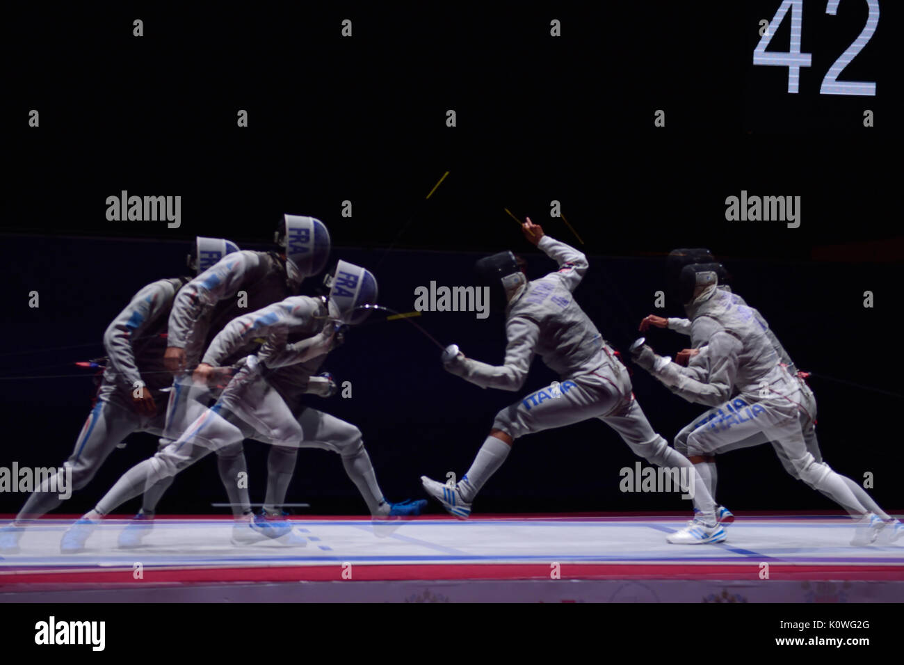 Multiple exposure sport hi-res stock photography and images - Alamy