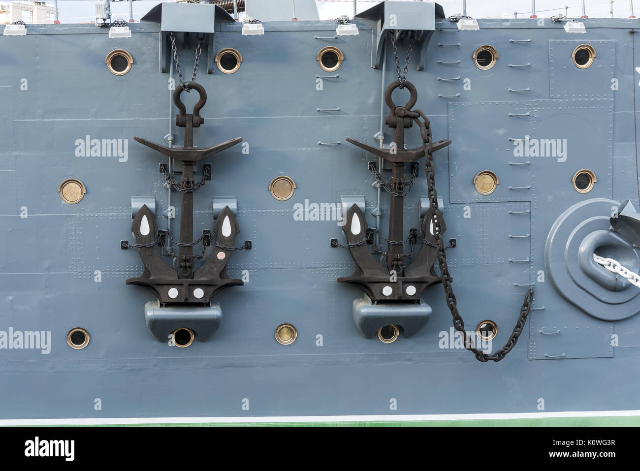 Anchors naval navy maritime hi-res stock photography and images - Alamy